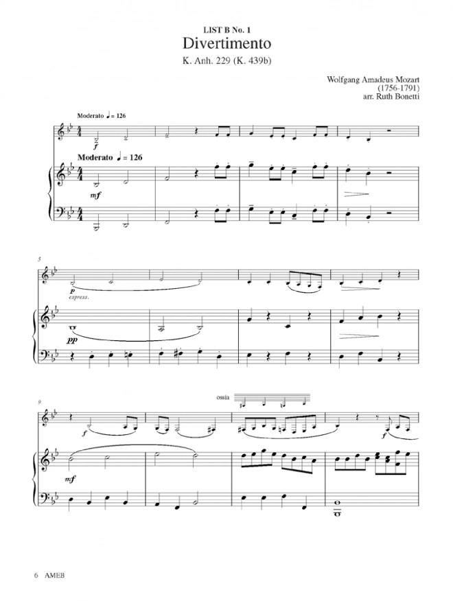 AMEB Clarinet Grade 1 Series 2