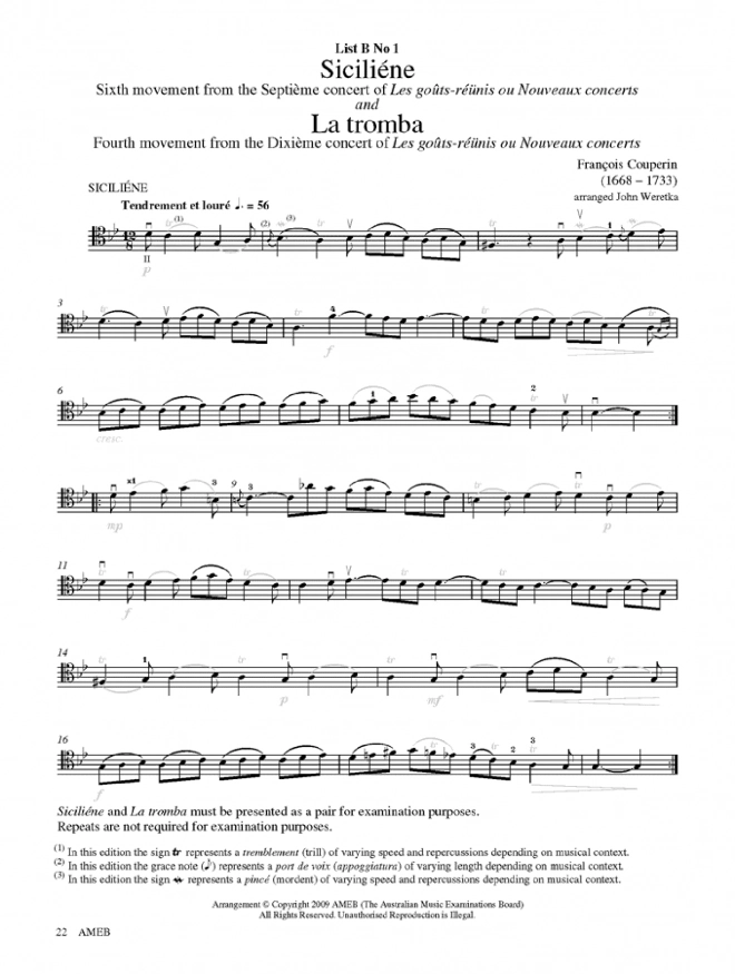 AMEB Cello Grade 6 Series 2