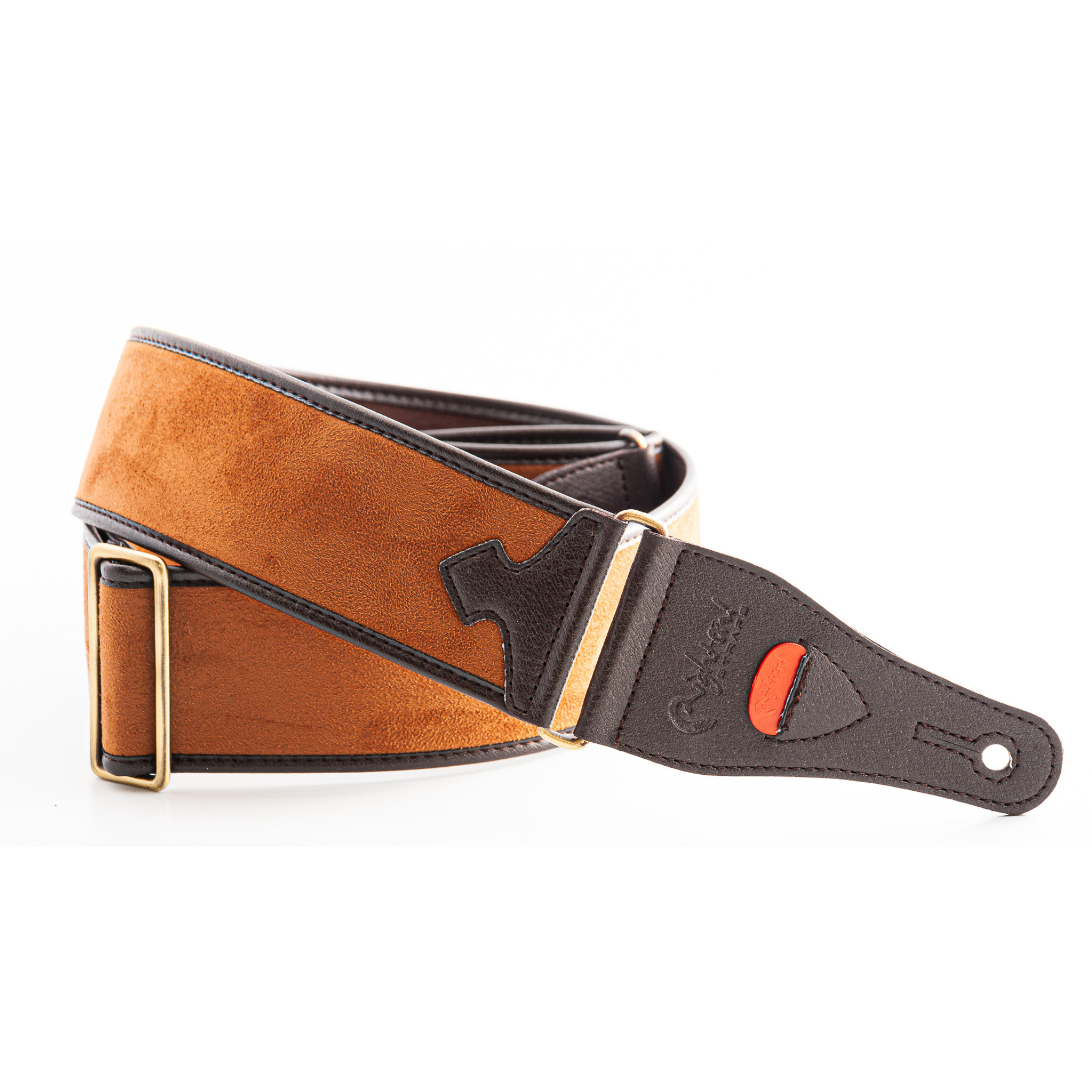 RightOn! Divine Guitar Strap, Light Brown