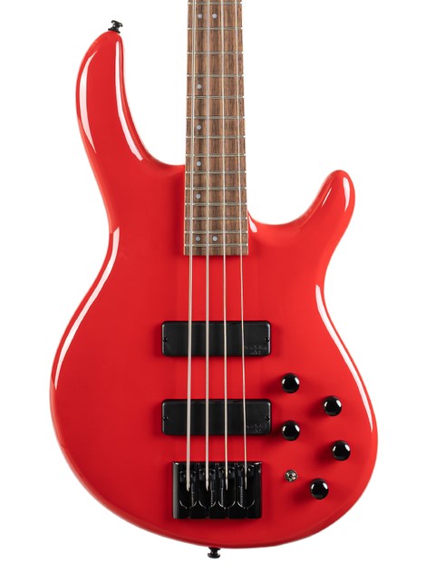 Cort C4 Deluxe Bass, Candy Red ~ Music Junction