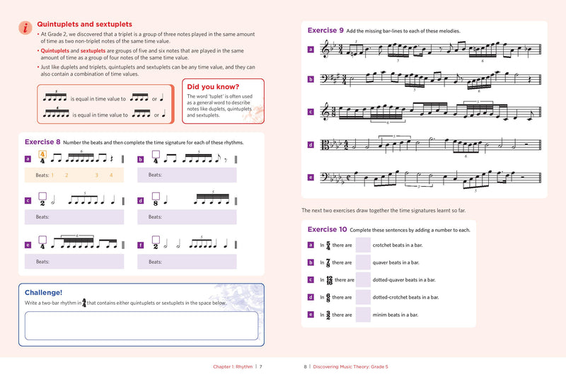 Discovering Music Theory, The ABRSM Grade 5 Workbook